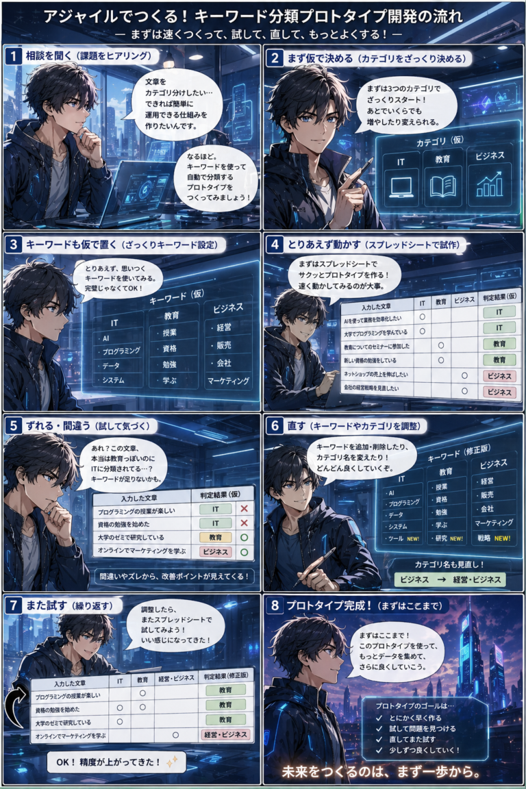 アジャイルでつくる！キーワード分類プロトタイプ開発の流れ - IT CLASS